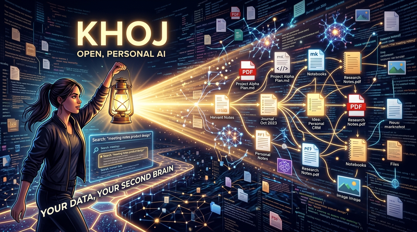 Khoj, the Open-Source Second Brain and Research Copilot